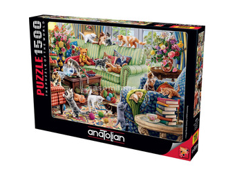 Anatolian Puzzle Naughty People in the Living Room 1500 pcs 145757