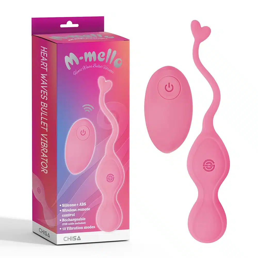 Heart Waves Bullet Vibrator-Pink