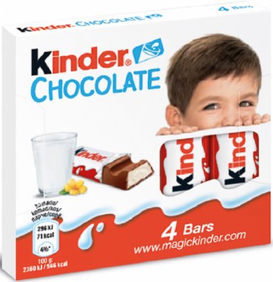 COKOLADA MLECNA T-4 KINDER 50G
COKOLADA MLECNA T-4 KINDER 50G