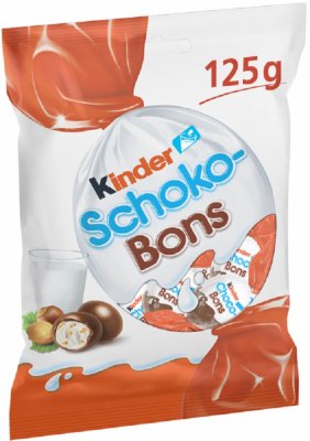 COKOLADA MLECNA SCHOCO BONS KINDER 125G
COKOLADA MLECNA SCHOCO BONS KINDER 125G