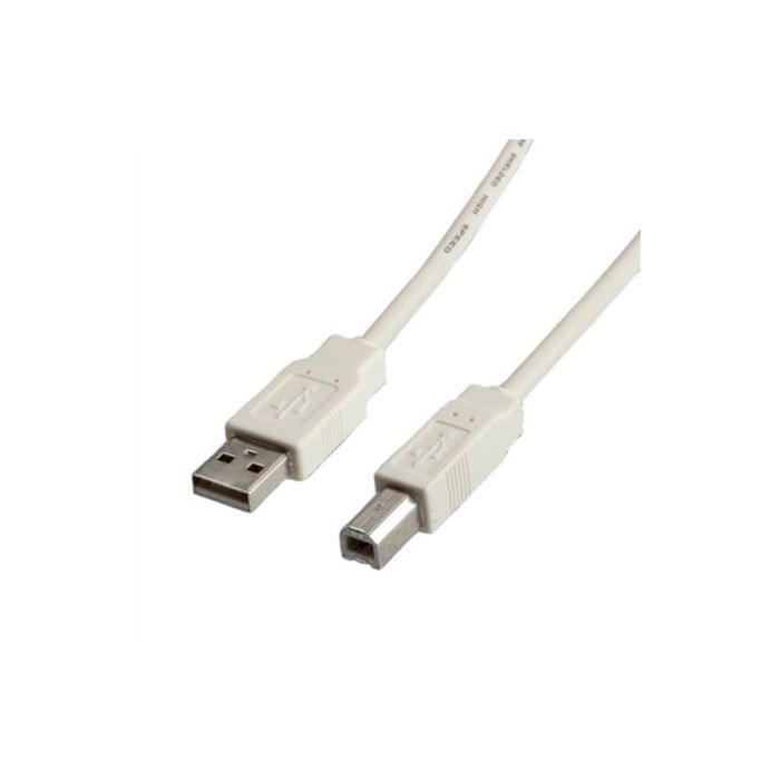 Secomp USB2.0 A-B M/M beige 3m printer ( 1678 )