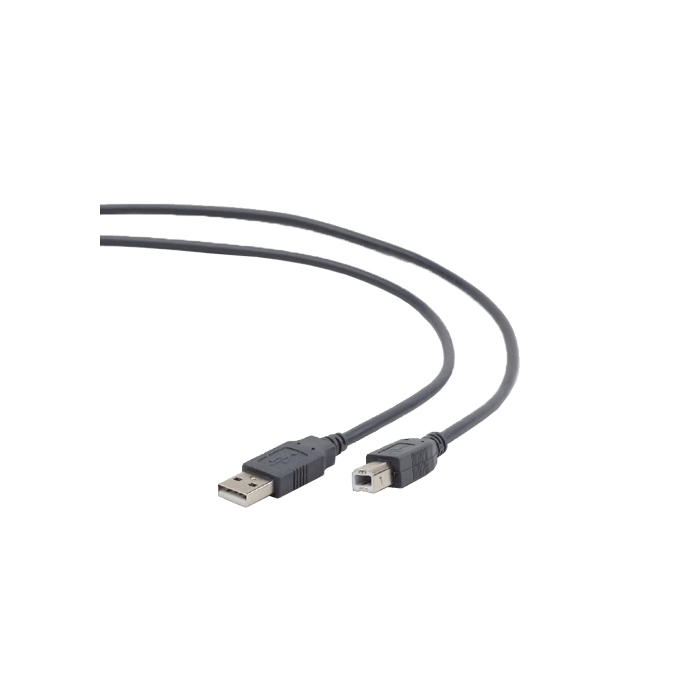GEMBIRD USB kabl, 1.8m (Crni) - CCP-USB2-AMBM-6G, USB 2.0 - do 480 Mbps, USB-A, USB-B, Okrugli