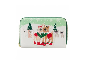 Rudolph Merry Couple Zip Around Wallet