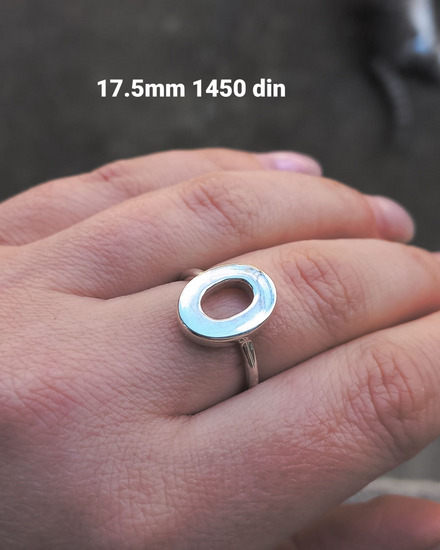 Prsten 17.5mm 925