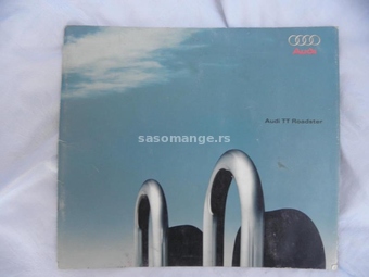 Prospekt Audi TT roadster, 1999god, nemacki jezik, neke stranice su ostecene unutra, 18 str.