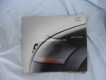 Prospekt Audi TT coure, 1998 god, engleski jezik, 22 str + mini knjizica 4 strane tehnical data.
