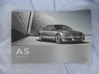 Prospekt Audi A5, 89 str, april 2010, eng jezik.