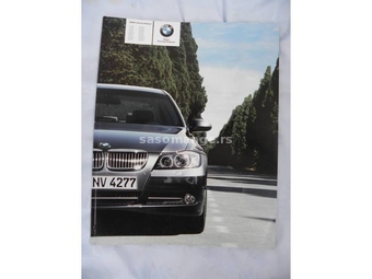 Prospekt BMW serija 3 saloon, meke korice, A4, 67 strana, 2007.