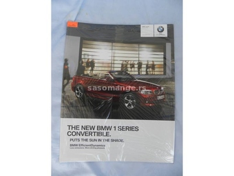 Prospekt BMW serija 1 convertible 2011 , A4, meke korice, 67str.