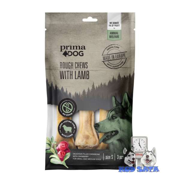 Primadog Poslastica Za Male Pse, Koske Punjene Jagnjetinom S 105g