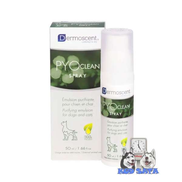 Dermoscent PYOClean Sprej Za Kožne Infekcije, Za Pse i Mačke 50ml