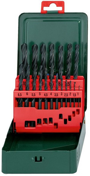 Metabo HSS-R set burgija za metal 19-delni 1,0-10mm