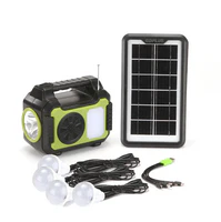 Solarni sistem sa akomulatorom + 3 sijalice + USB + BT Radio