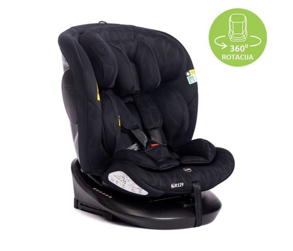 BBO autosedište I-Cruser Black 40-150cm, Isofix