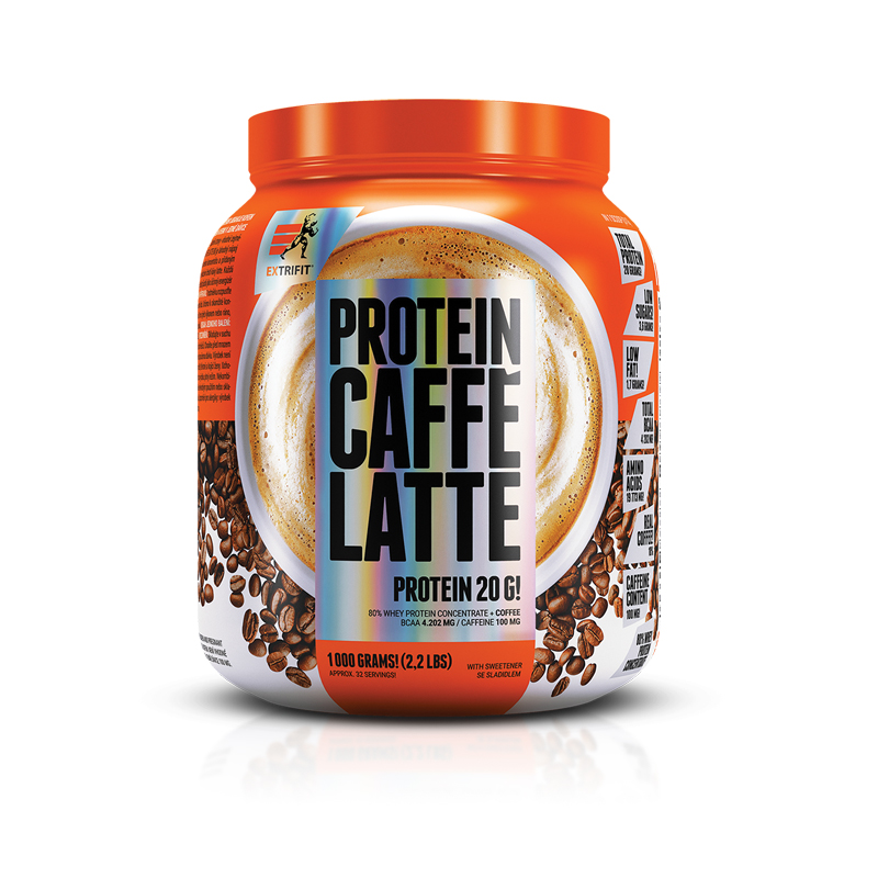 CAFFE LATTE WHEY PROTEIN 80 1KG