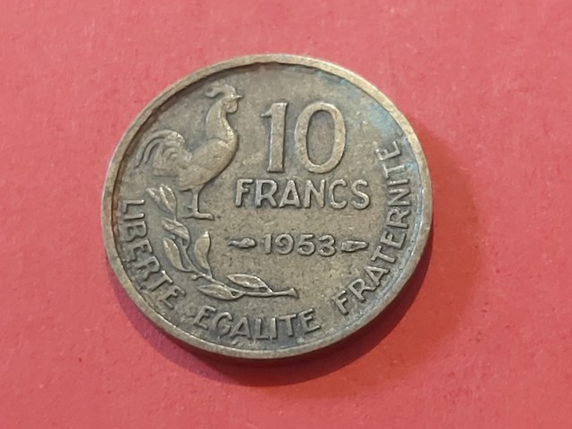 Francuska  - 10 francs 1953 god