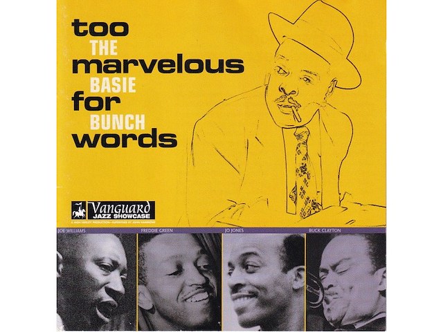 The Count Basie Bunch – Too Marvelous For Words CD Nov