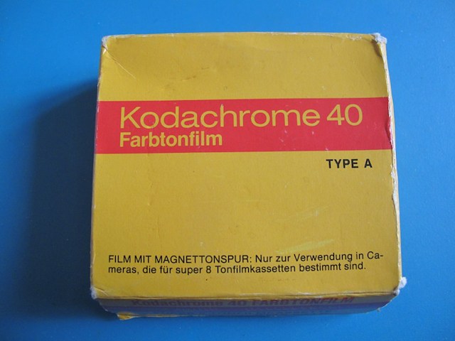 Kodachrome 40 - Sound Color Super 8 movie film