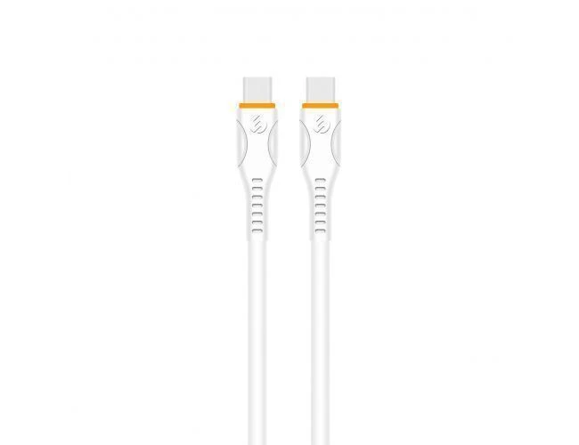 S-link SW-C130 beli kabl USB-C (muški) na USB-C (muški) 1m