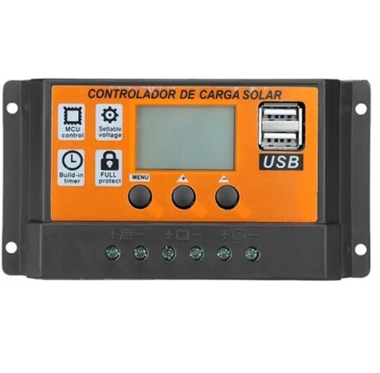 Sol-control 30AOGMB MPPT automatski solarni kontroler punjenja baterije 100A/50A/30A/20A/10A LCD dual