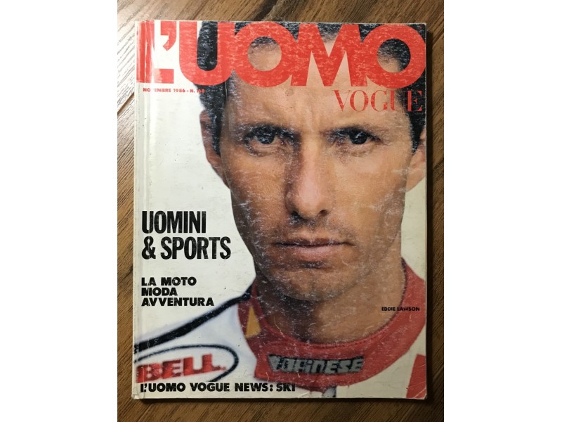 L'Uomo Vogue, italijanski novembar 1986