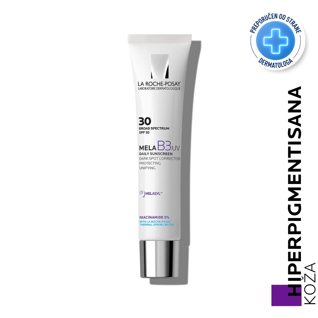 La Roche-Posay MELA B3 UV Dnevna Hidratantna Anti-Age Krema SPF30 MELASYL™+NIACINAMIDE 5% 40 mL protiv Hiperpigmentacija i Neujednačenog Tena