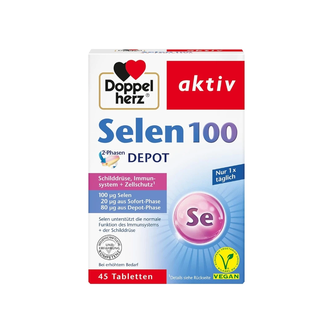 Doppelherz® Aktiv Selen 100 Dvofazni DEPO 45 Tableta sa Produženim Delovanjem