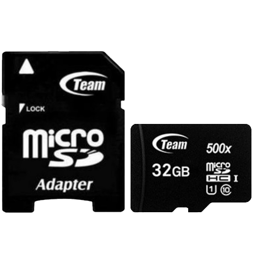 TeamGroup MICRO SDHC 32GB UHS-I +SD Adapter TUSDH32GCL10U03