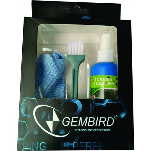 CK-LCD-005 * Gembird Cleaning set 3 in 1, fluid 100ml + brush + towel, set za čišćenje(99)