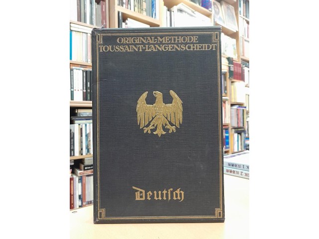 ORIGINAL METHODE TOUSSAINT-LANGENSCHEIDT- Deutsch-1856.