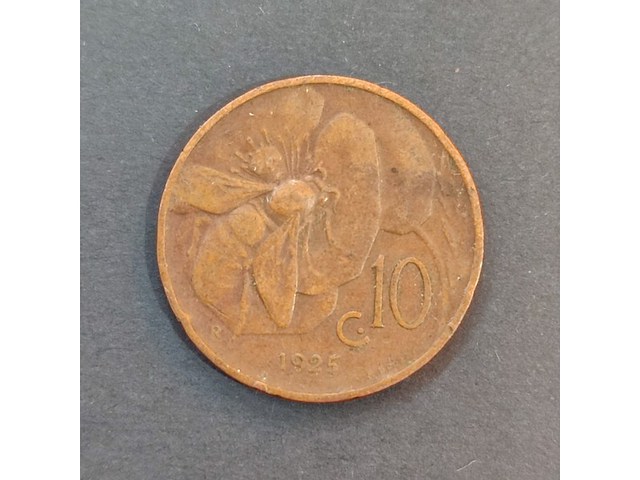 Italy 10 CENTESIMI 1925