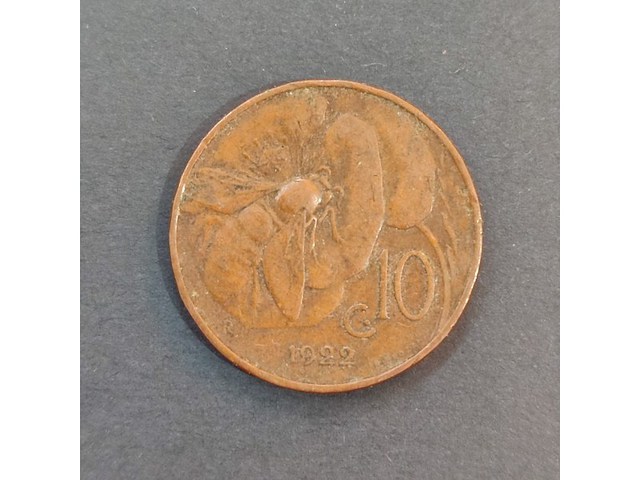Italy 10 CENTESIMI 1922