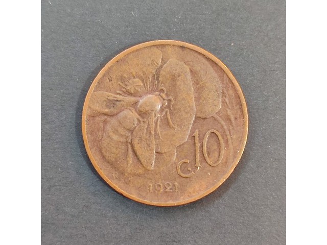 Italy 10 CENTESIMI 1921