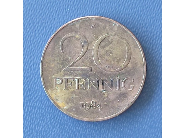 DDR 20 PFENNIG 1984