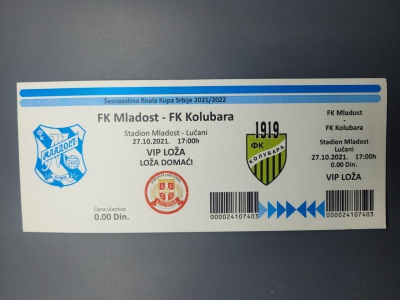 Fk Mladost - FK Kolubara 27.10.2021.