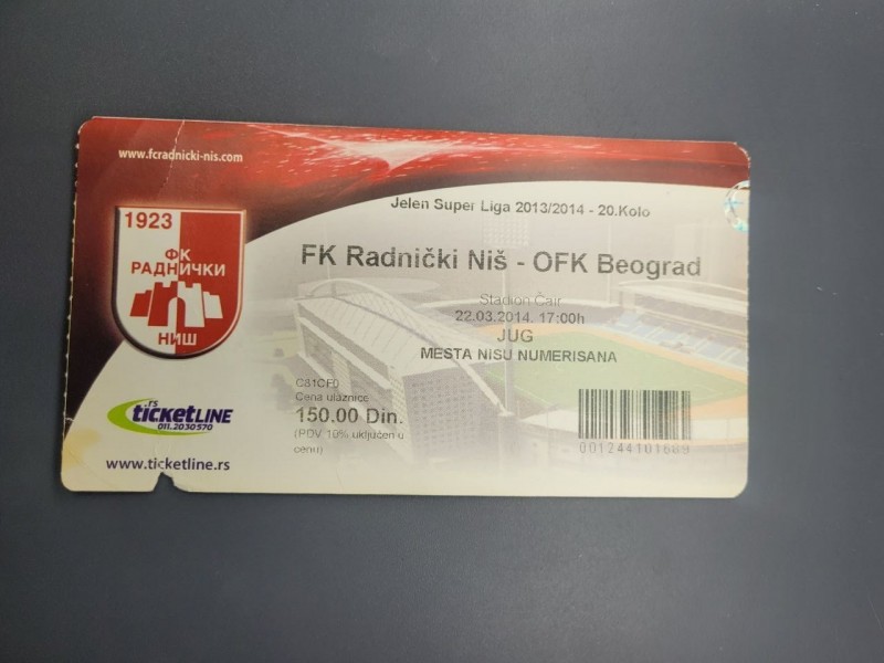 Fk Radnicki Nis - OFK Beograd 22.03.2014.