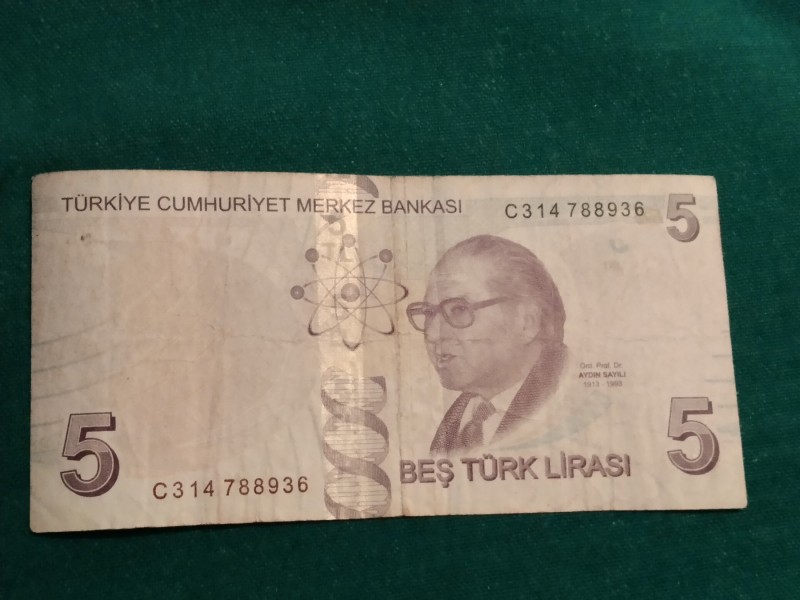 5 lire 2009 turska