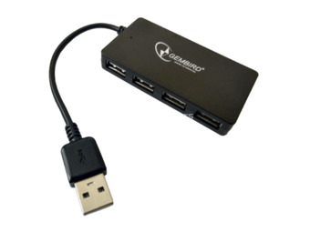 GEMBIRD USB hub USB 3.0 4 port - UHB-U3P4-03 4 x USB-A 3.0 USB 3.0 - A Crna