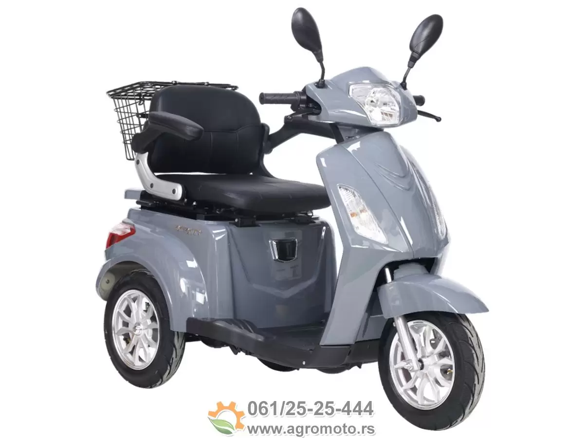 Električni tricikl INFINITY 1000W 60V 20Ah siva