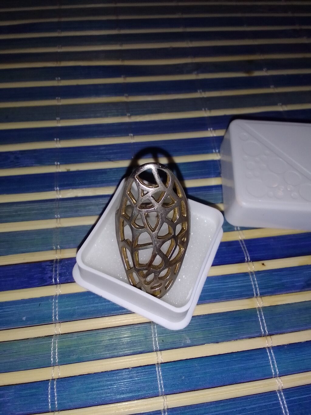 Prsten srebro vel 19mm,zig 925,kratko nosen
