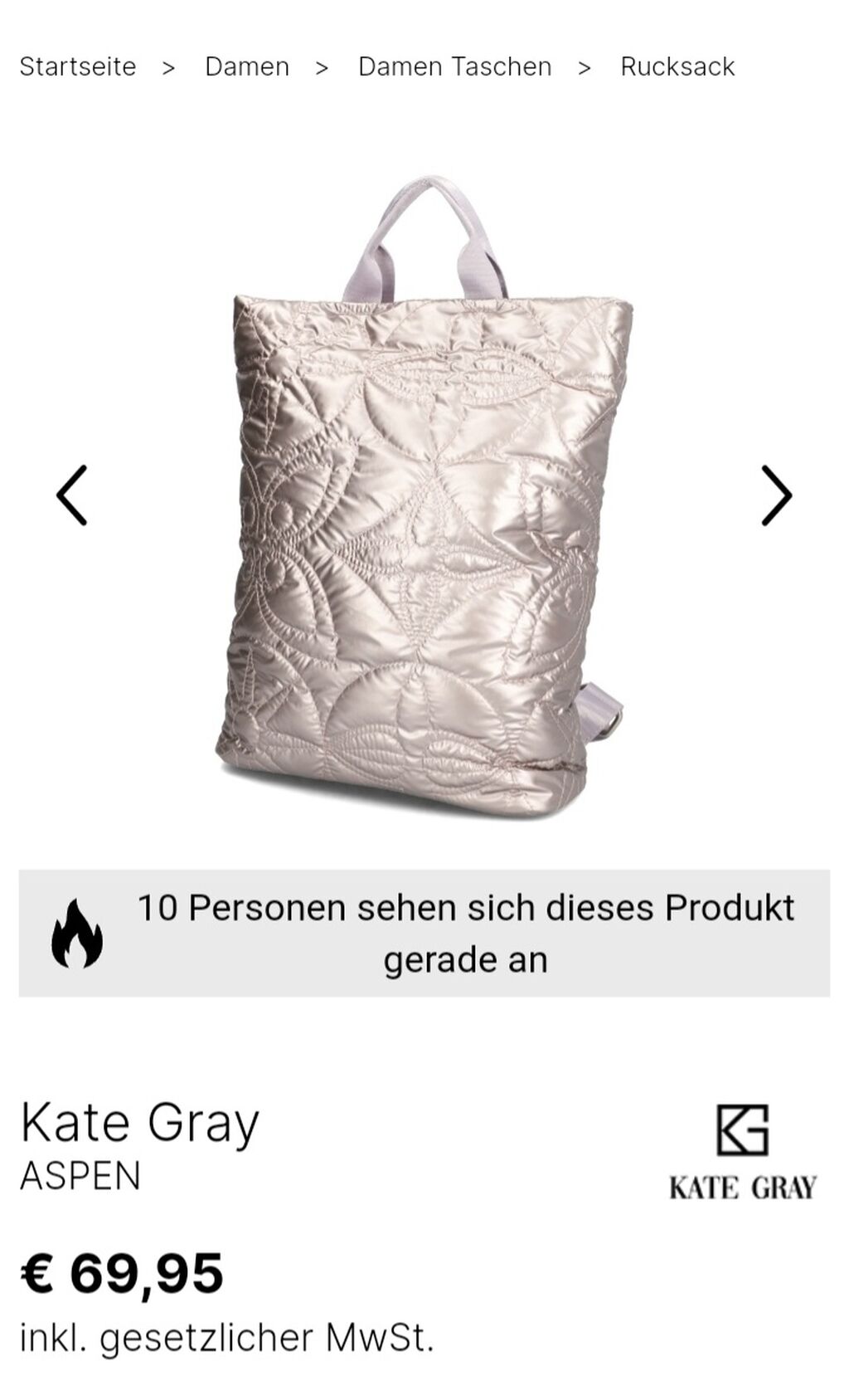 KATE GRAY nova torba/ranac u orig. pakovanju.   Dimenzije: 35x10x38cm