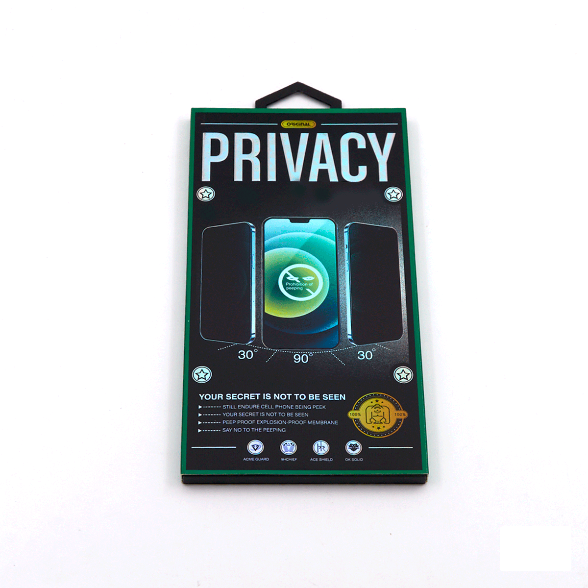 Nalepnica Display-a Glass PRIVACY 5D FULL GLUE for SM-S926B (Galaxy S24 Plus) Screen unlock