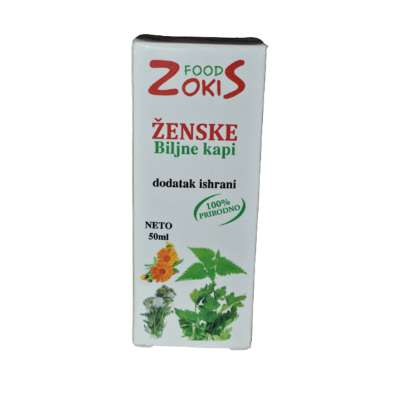 ŽENSKE BILJNE KAPI ZOKIS FOOD 50ML