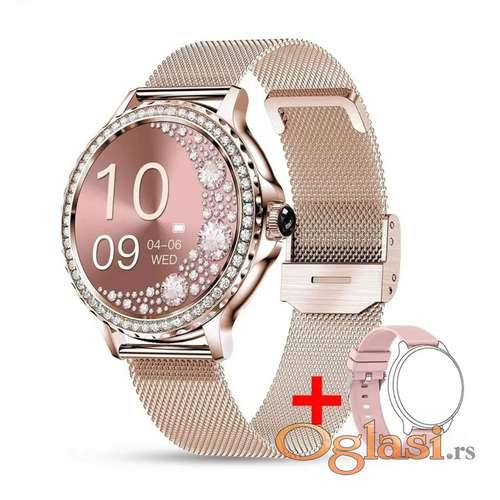 Rosegold Smart Watch za Dame Bluetooth poziv