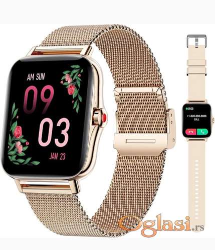 Ženski Bluetooth Smart Watch Gold narukvica