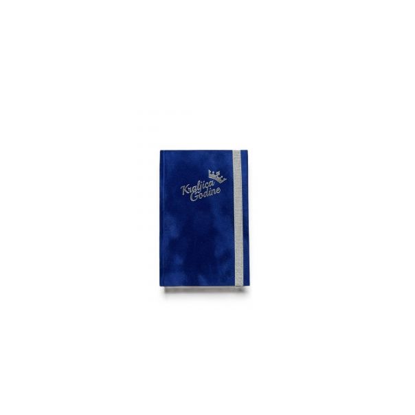 Poklon Notes A5 pliš, Kraljica godine royal blue