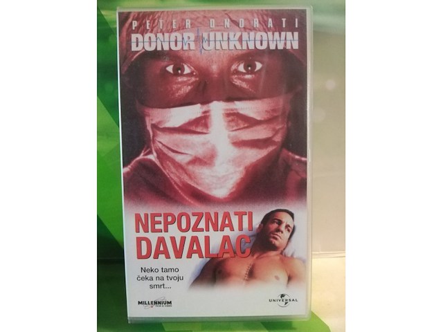 Nepoznati Davalac - Peter Onorati / VHS /