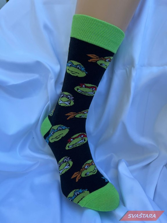 Šašave čarape nindža kornjače