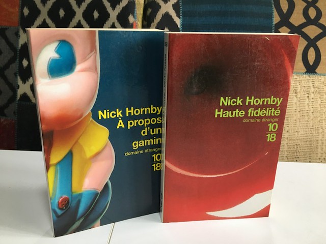 Nick Hornby  2 knjige na francuskom