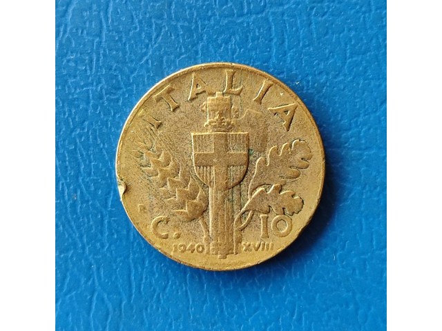 Italy 10 CENTESIMI 1940